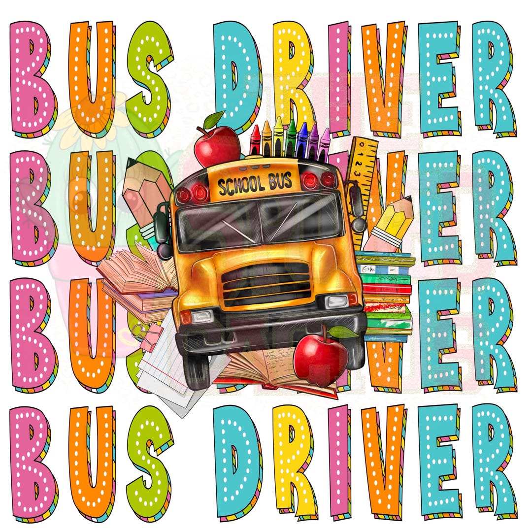 We Are the BUS DRIVER Neon PNG - Etsy