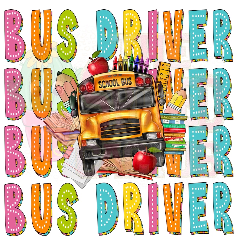 We Are the BUS DRIVER Neon PNG - Etsy