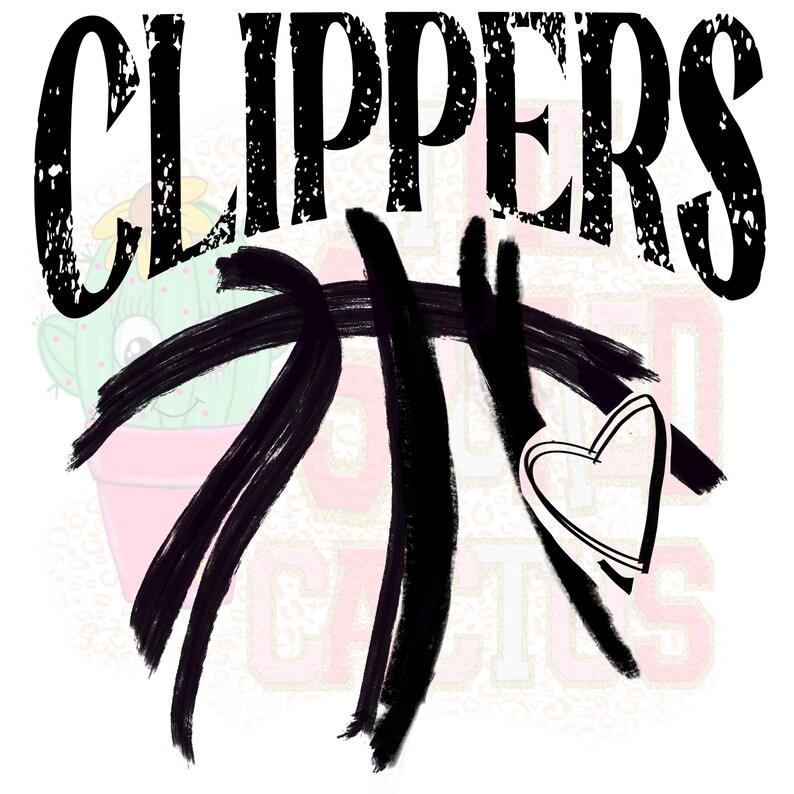 Clippers Basketball PNG - Etsy