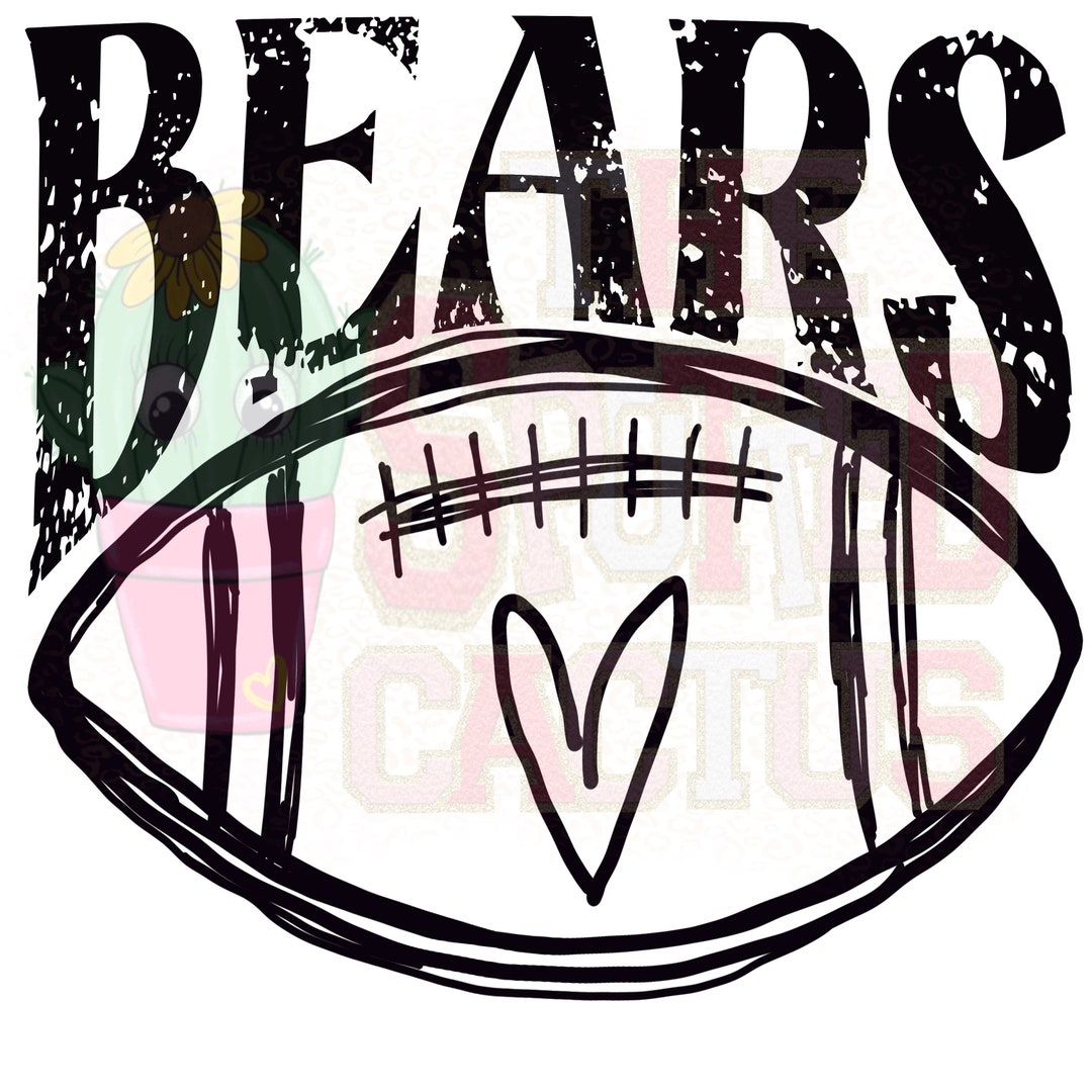 Bears Football PNG - Etsy