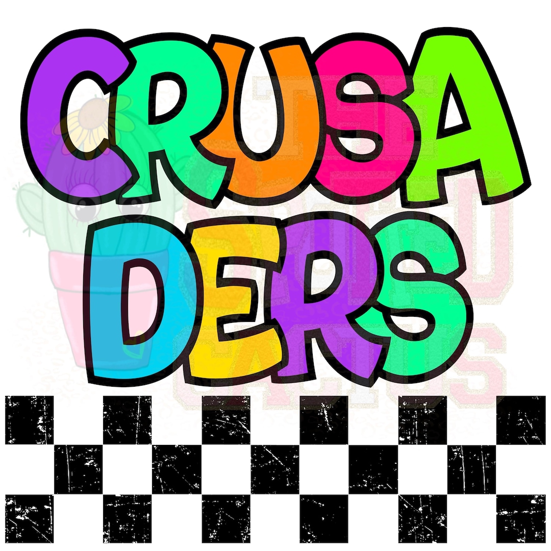 Crusaders Mascot Bright PNG - Etsy
