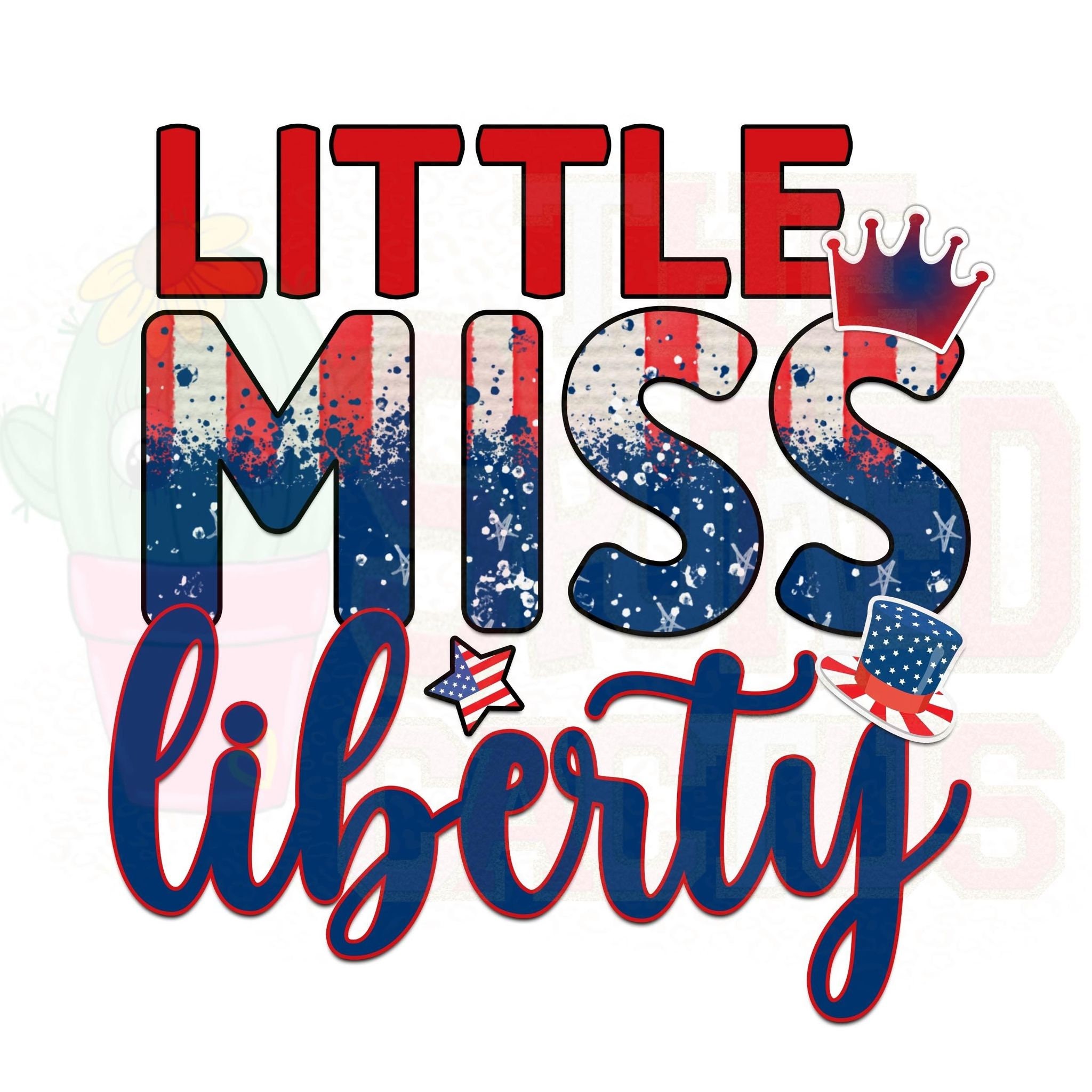 Little Miss Liberty PNG - Etsy