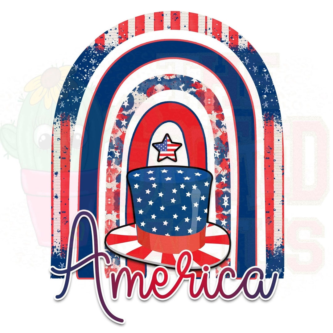 America Rainbow PNG - Etsy