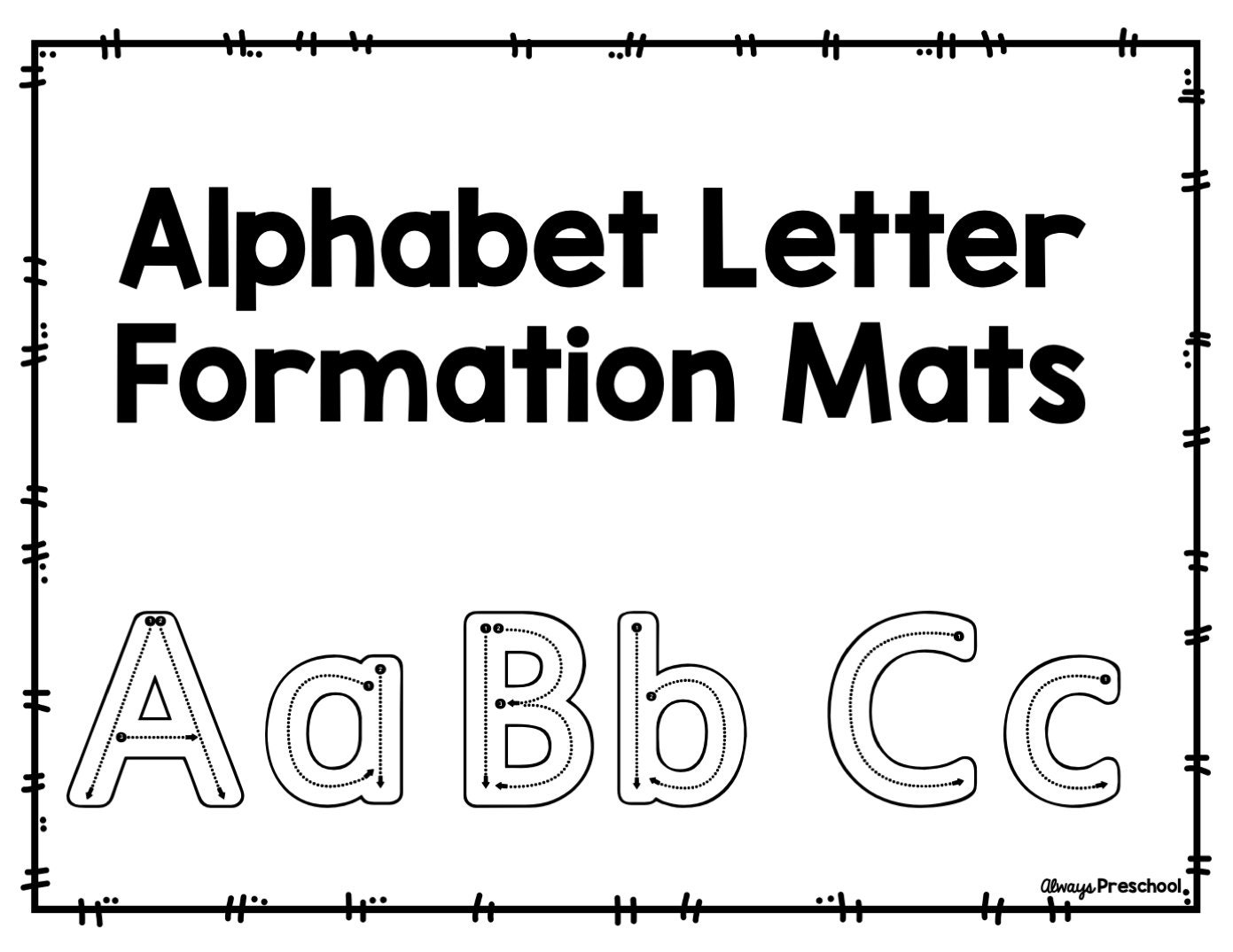Alphabet Tracing Mat Coloring Printable Worksheets A to Z 26 Pages - Etsy