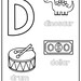 Alphabet Coloring Pages Coloring Book, Printable for Kids, 26 Pages, A ...