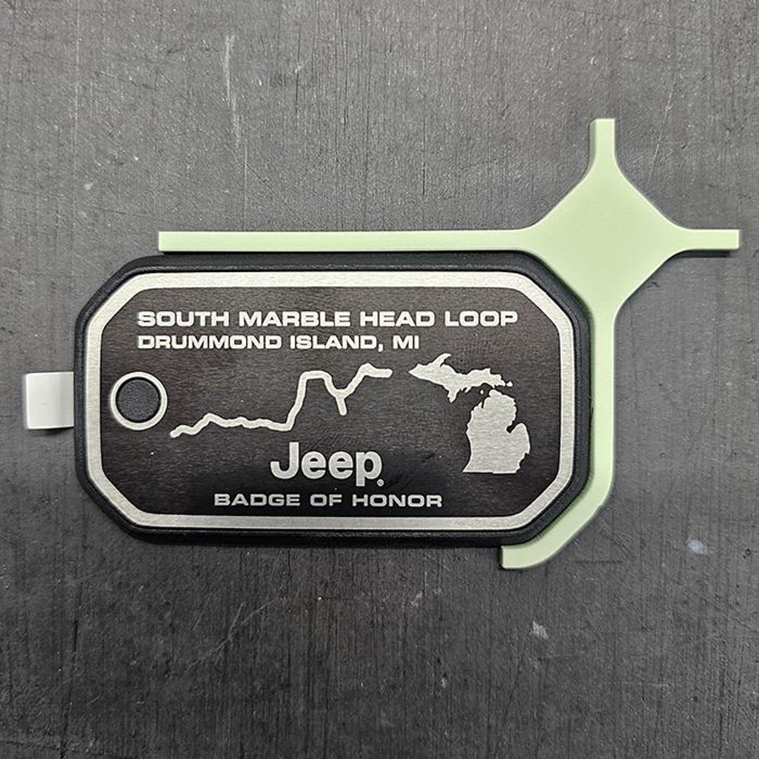 Jeep Badge of Honor Template/guide Alignment Tool - Etsy