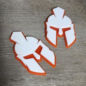 Gladiator Acrylic Helmet Badge - Etsy