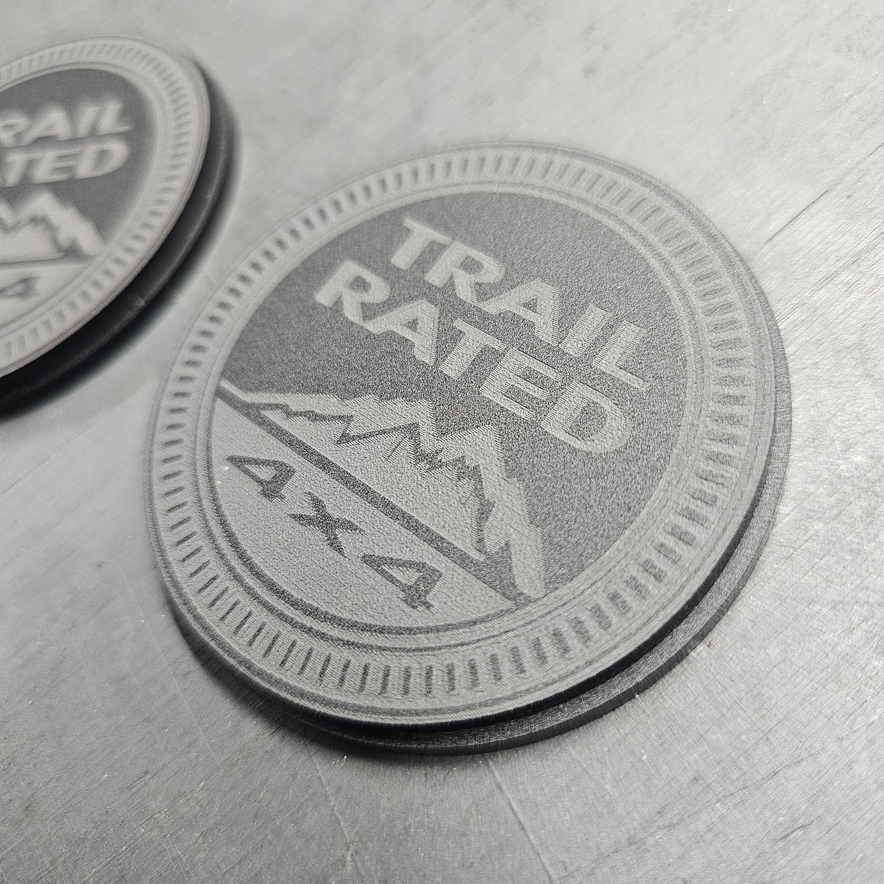 Engraved Acrylic Jeep Trail Rated Emblem - Etsy