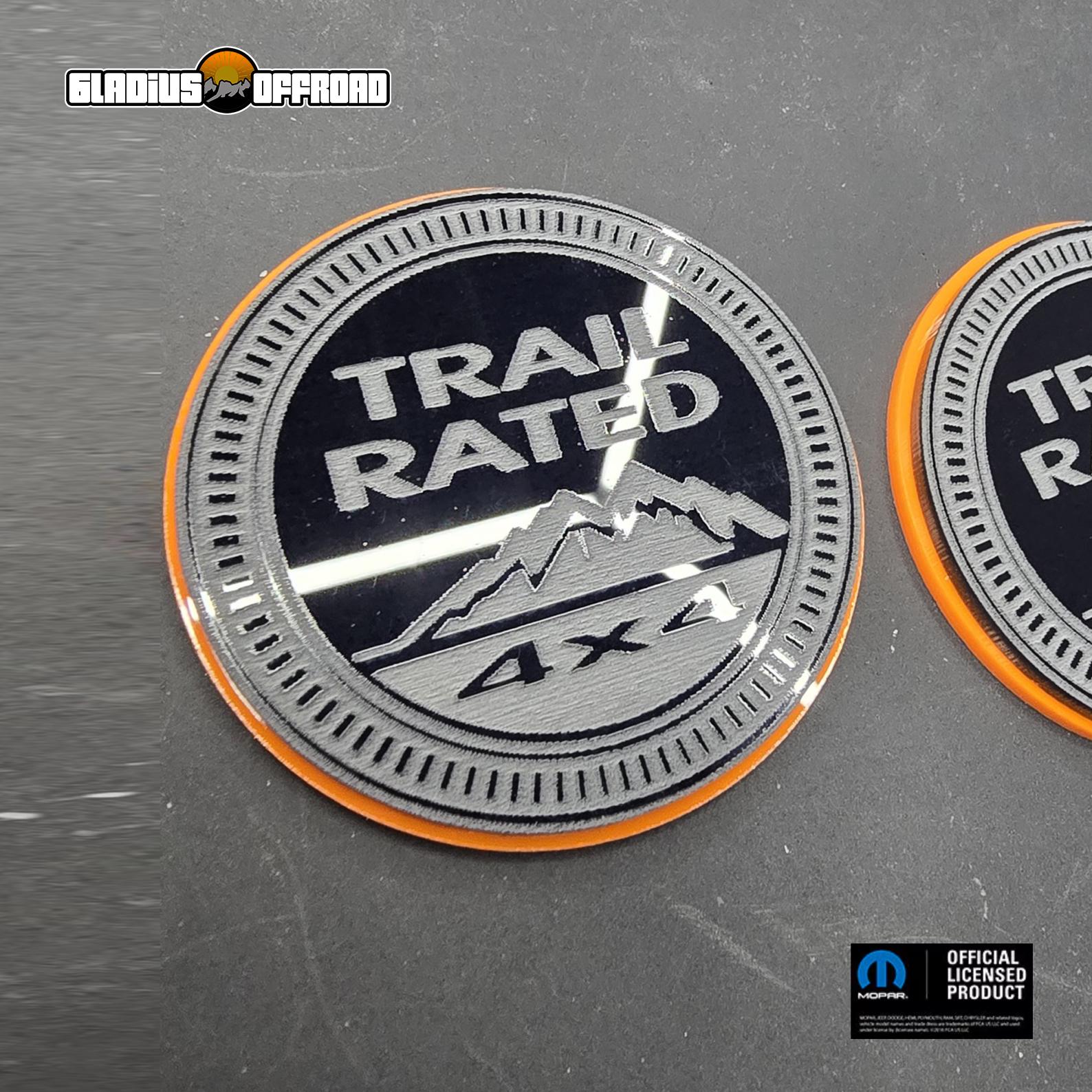 Engraved Acrylic Jeep Trail Rated Emblem - Etsy