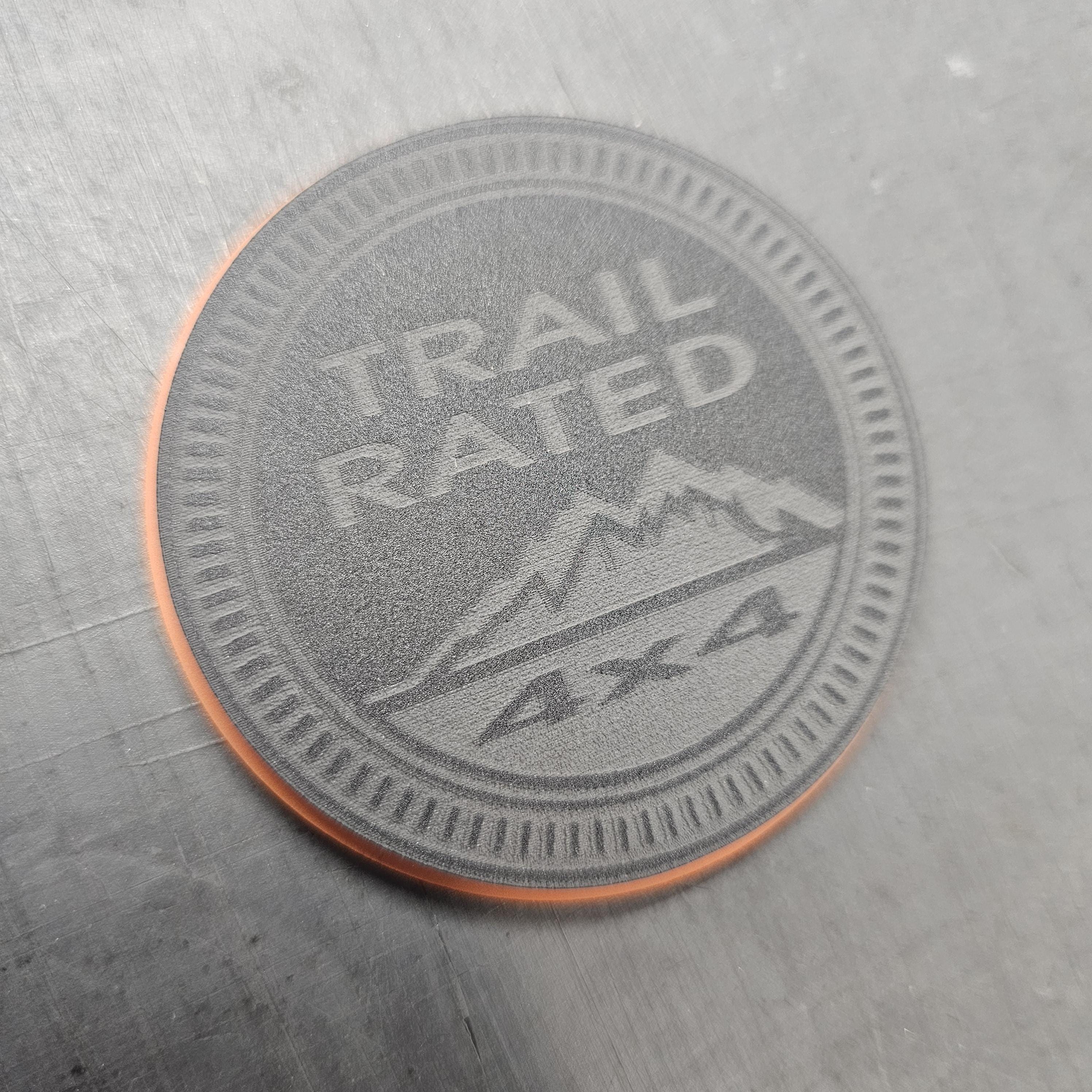Engraved Acrylic Jeep Trail Rated Emblem - Etsy