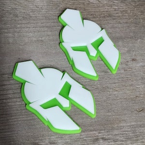 Gladiator Acrylic Helmet Badge - Etsy