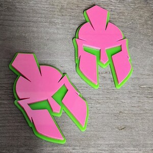 Gladiator Acrylic Helmet Badge - Etsy