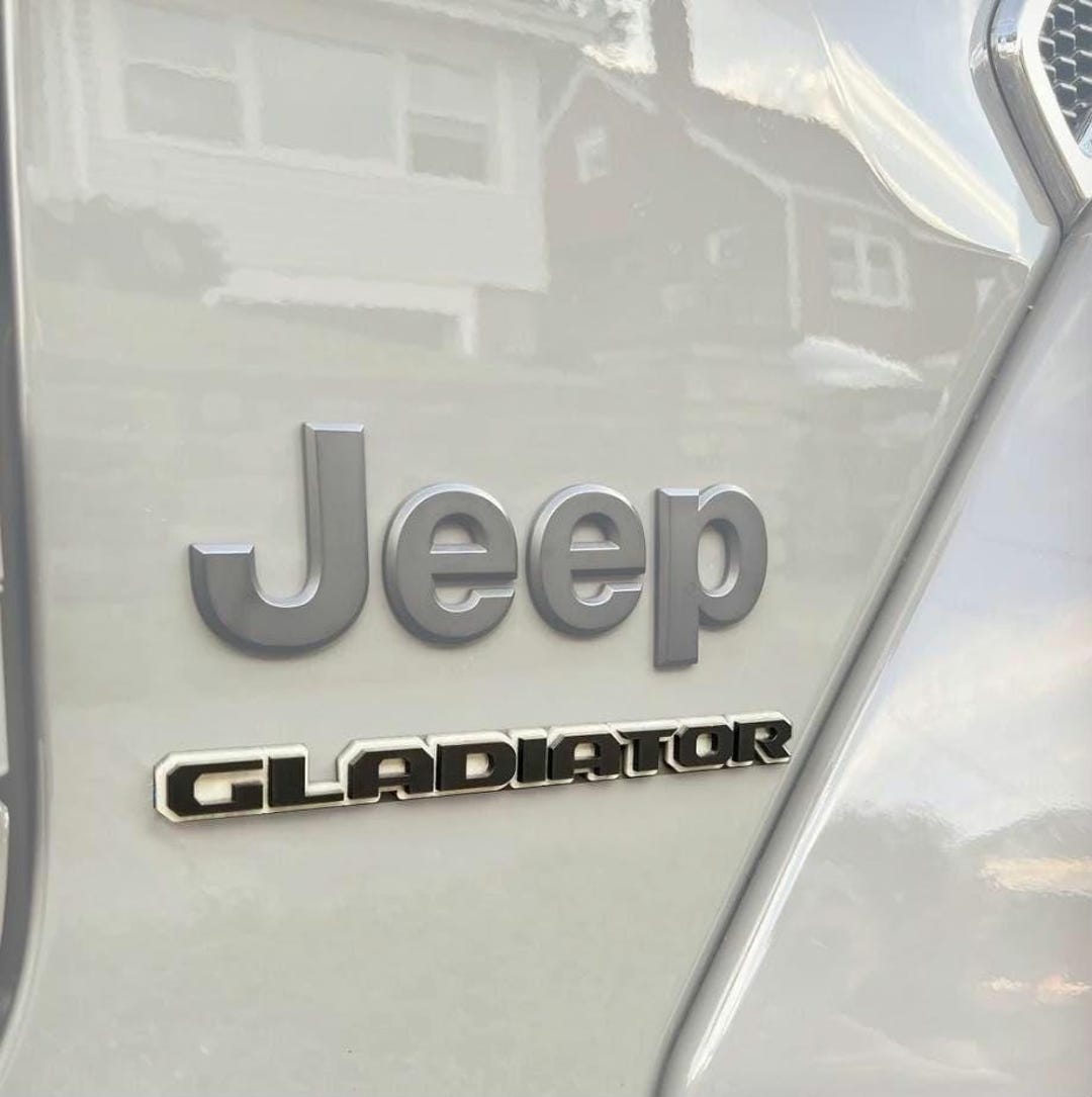 Jeep gladiator Acrylic Emblems for Fenders - Etsy