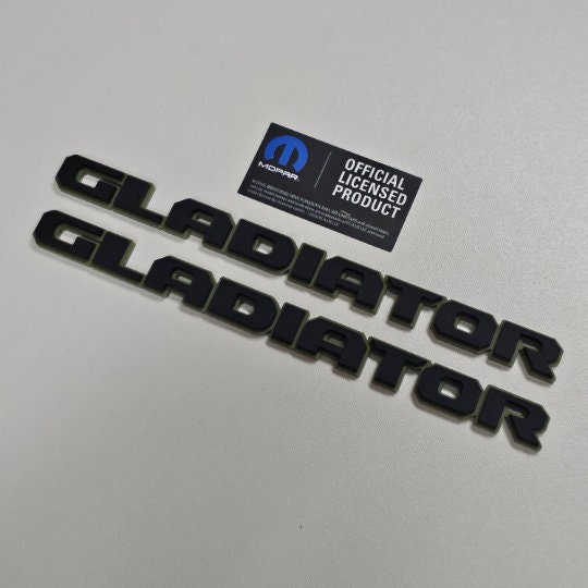 Jeep "gladiator" Acrylic Emblems for Fenders (L/R Set) - Etsy