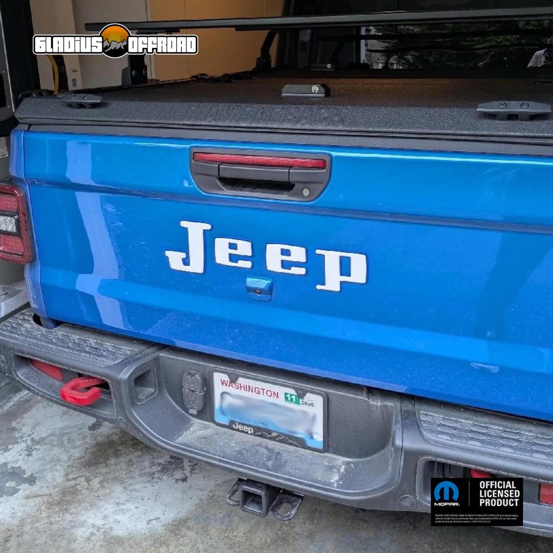SMALL Retro "jeep" Gladiator Tailgate Emblem - Etsy