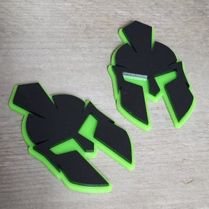 Gladiator Acrylic Helmet Badge - Etsy