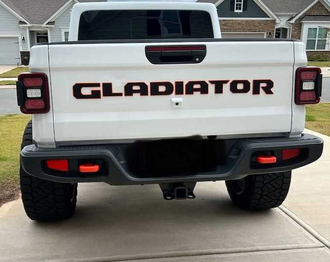 Jeep "gladiator" Acrylic Two Color Tailgate Emblem - Etsy