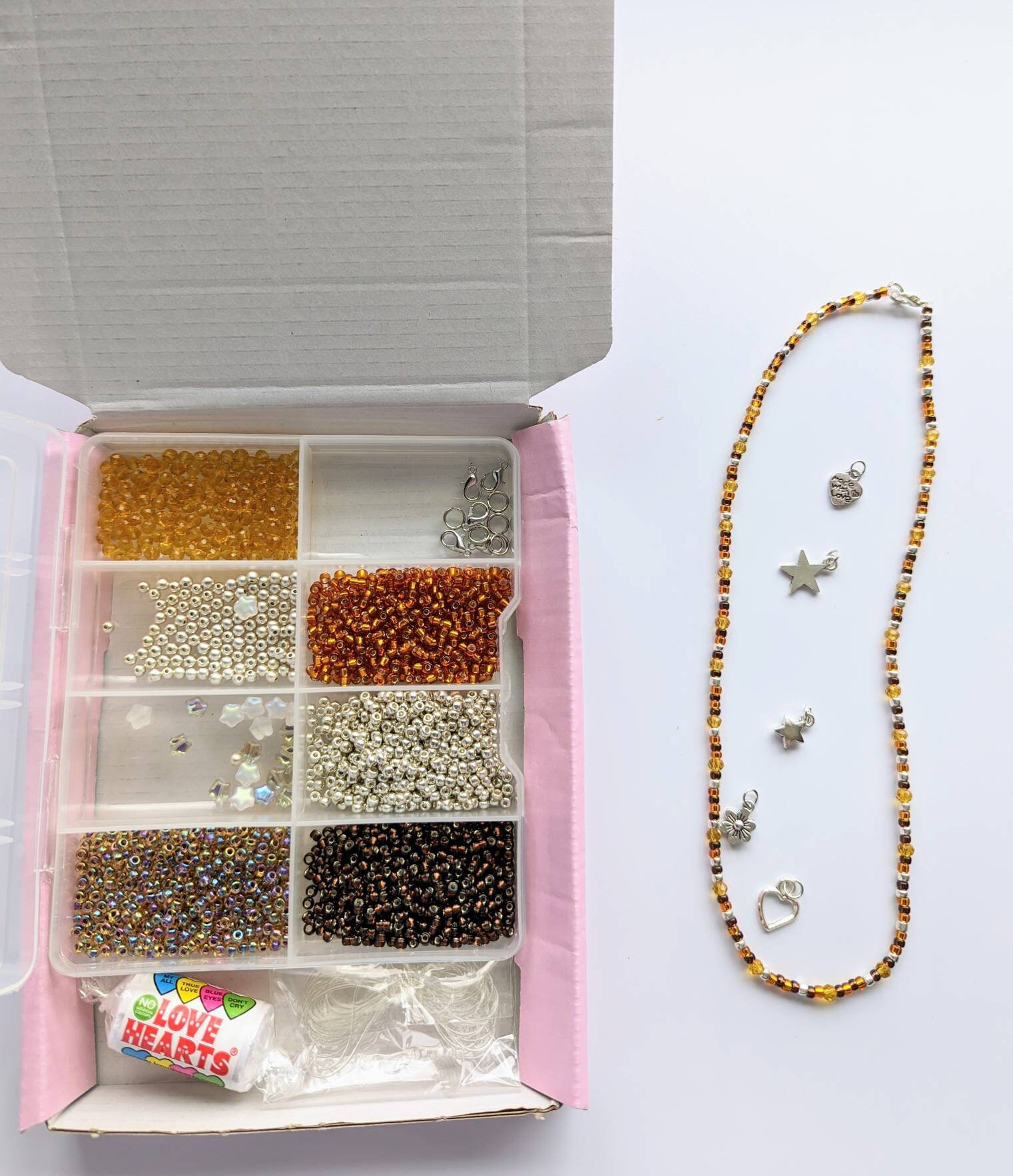 Jewellery Kit, Make Your Own Necklaces, Jewellery Making Kit, Seed ...