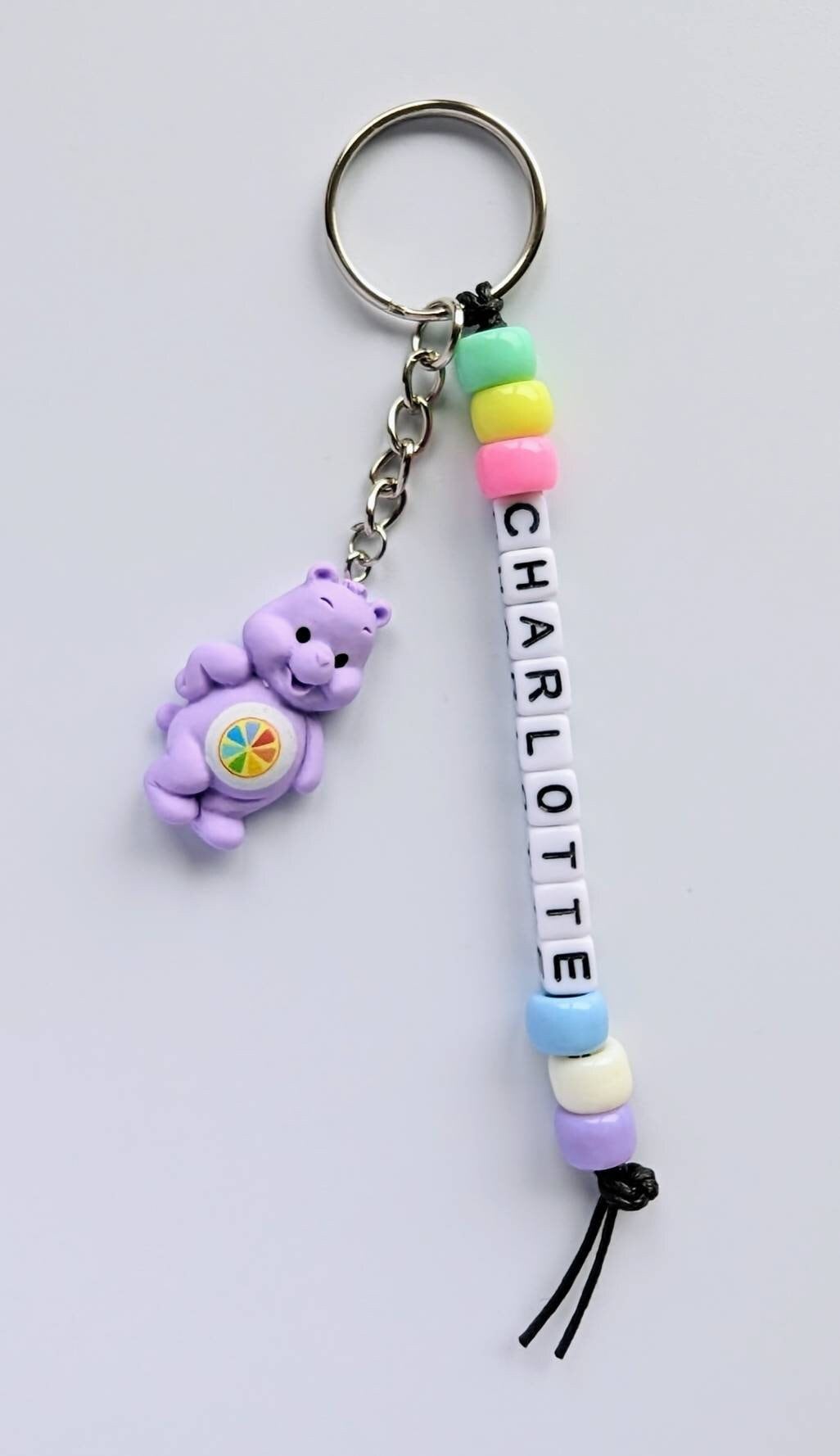 Teddy Bear Keyring, Care Bear Custom Keyrings, Novelty Keyring ...