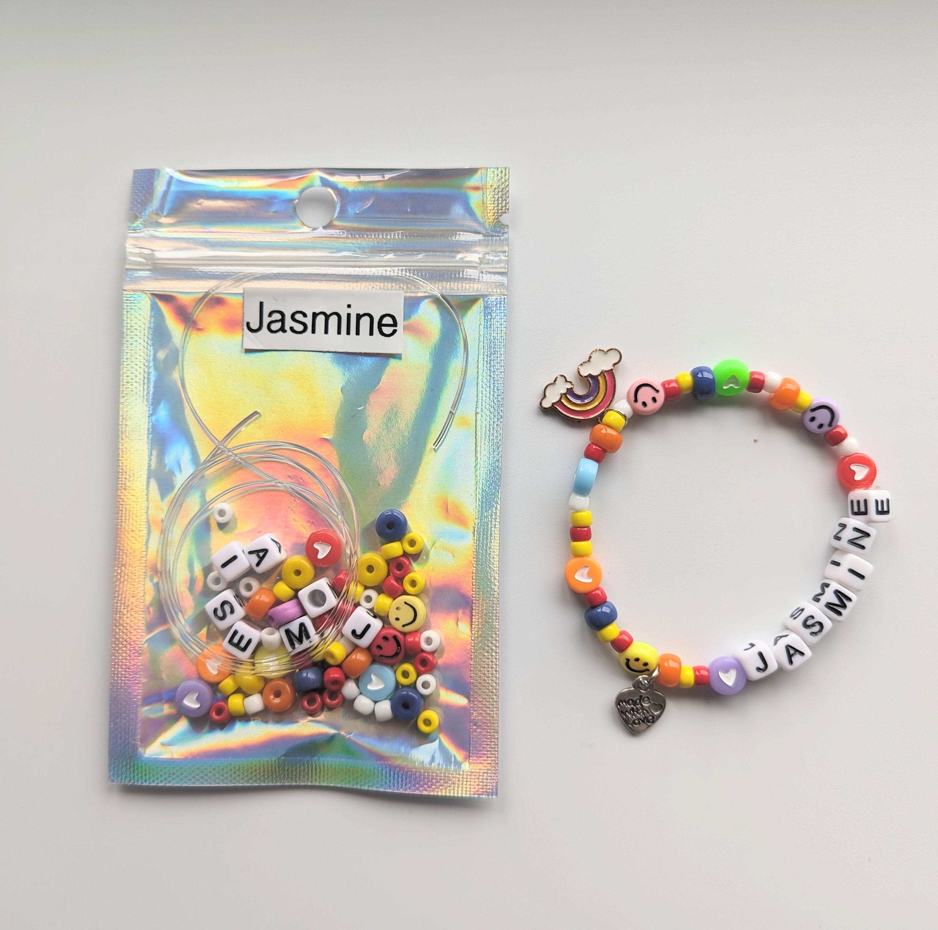 Bracelet Kit, Make Your Own Bracelet, Personalised, Party Bag Favours ...