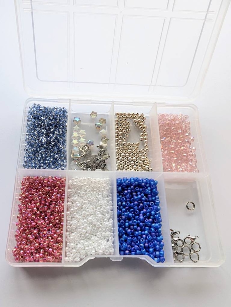 Jewellery Kit, Make Your Own Necklaces, Jewellery Making Kit, Seed ...