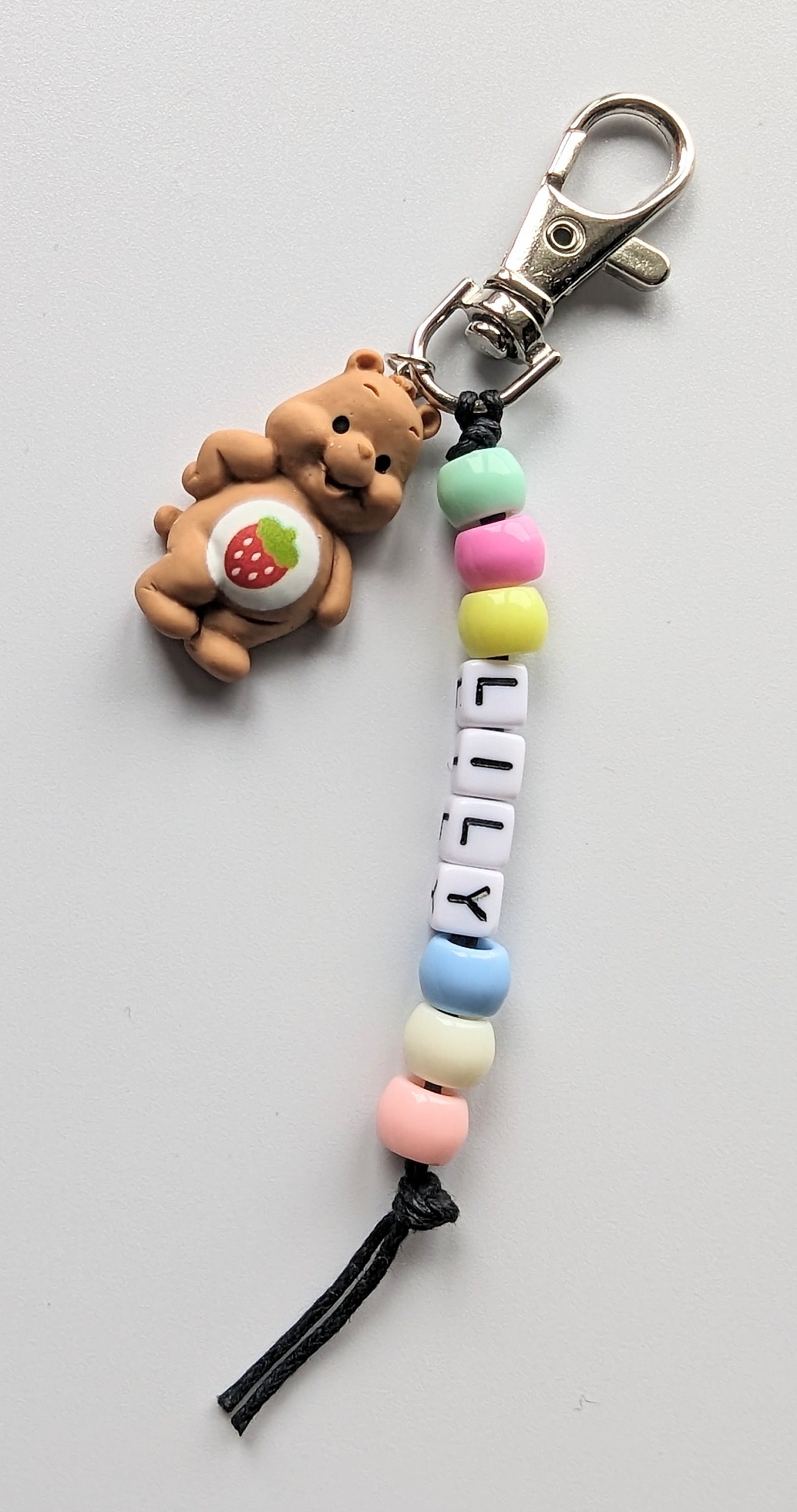 Teddy Bear Keyring Care Bear Custom Keyrings Novelty - Etsy UK