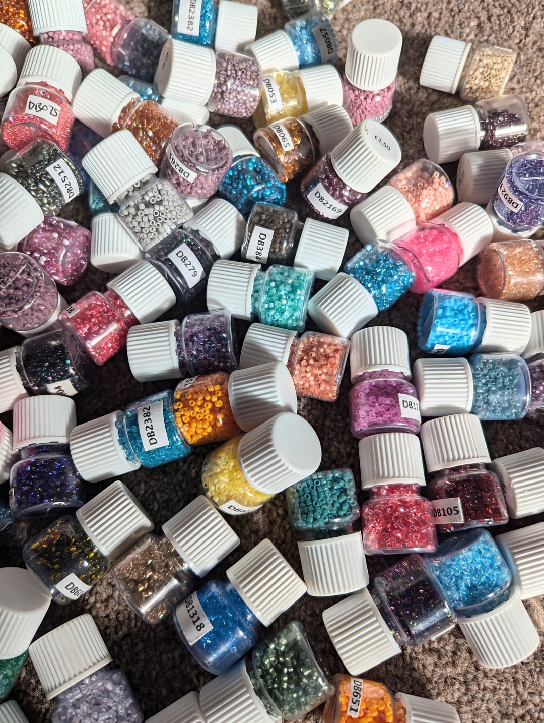 Delica Bead Mix, Bead Sale, Seed Bead Value, Assorted Size 11/0 Delica ...
