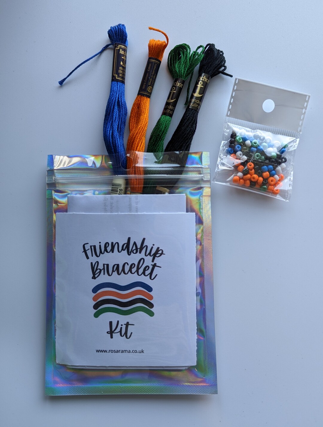 Friendship Bracelet Kit for Kids, Rainbow Bracelet Kit, Craft Kit for ...