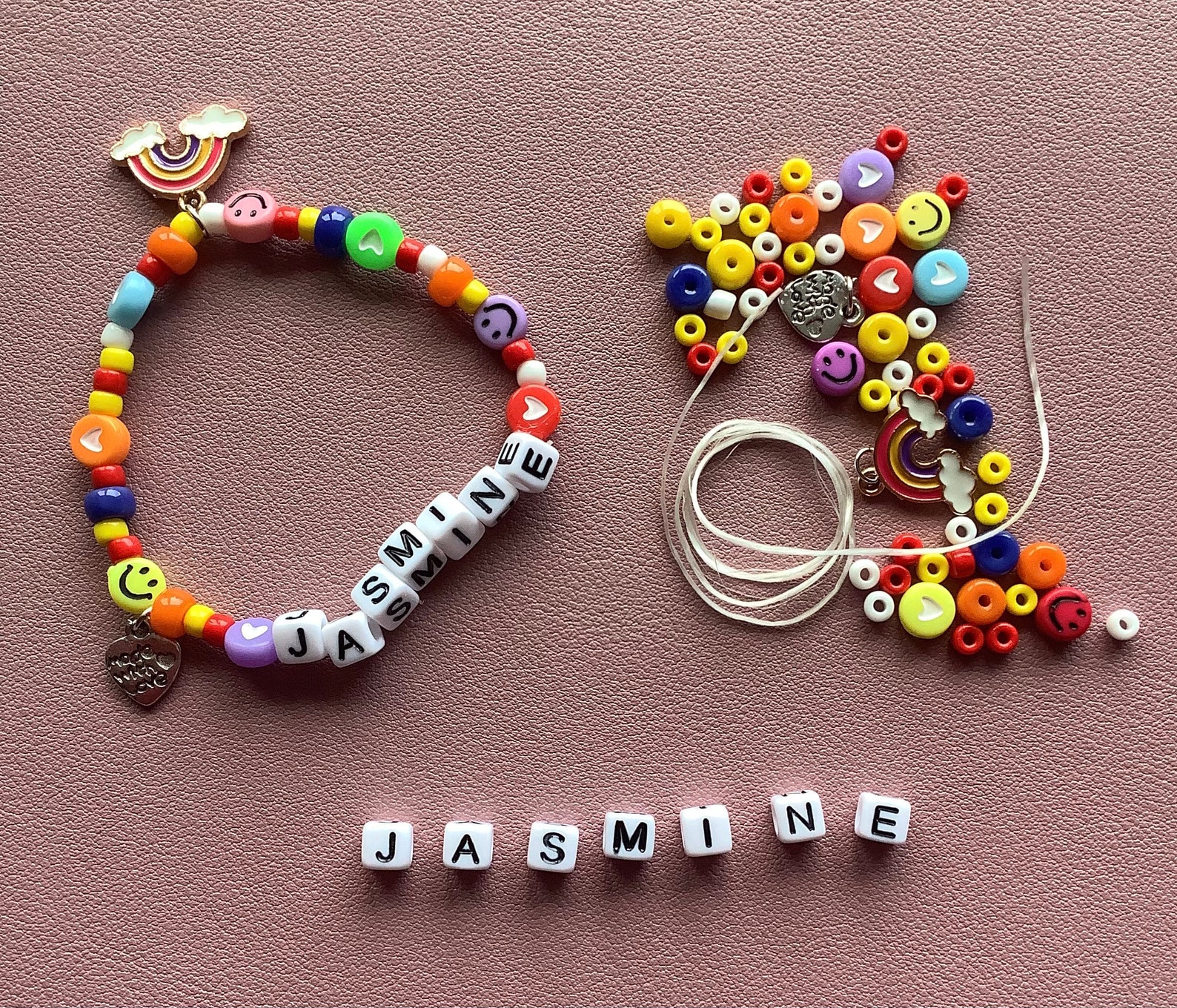 Bracelet Kit, Make Your Own Bracelet, Personalised, Party Bag Favours ...