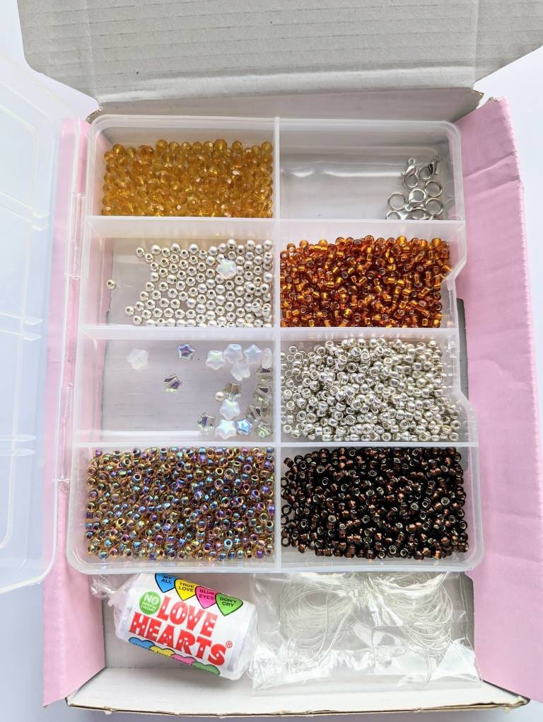 Jewellery Kit, Make Your Own Necklaces, Jewellery Making Kit, Seed ...