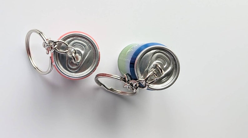 Fizzy Drink Can Keyring, Pop Keyring, Soda Drink, Novelty Keyring ...