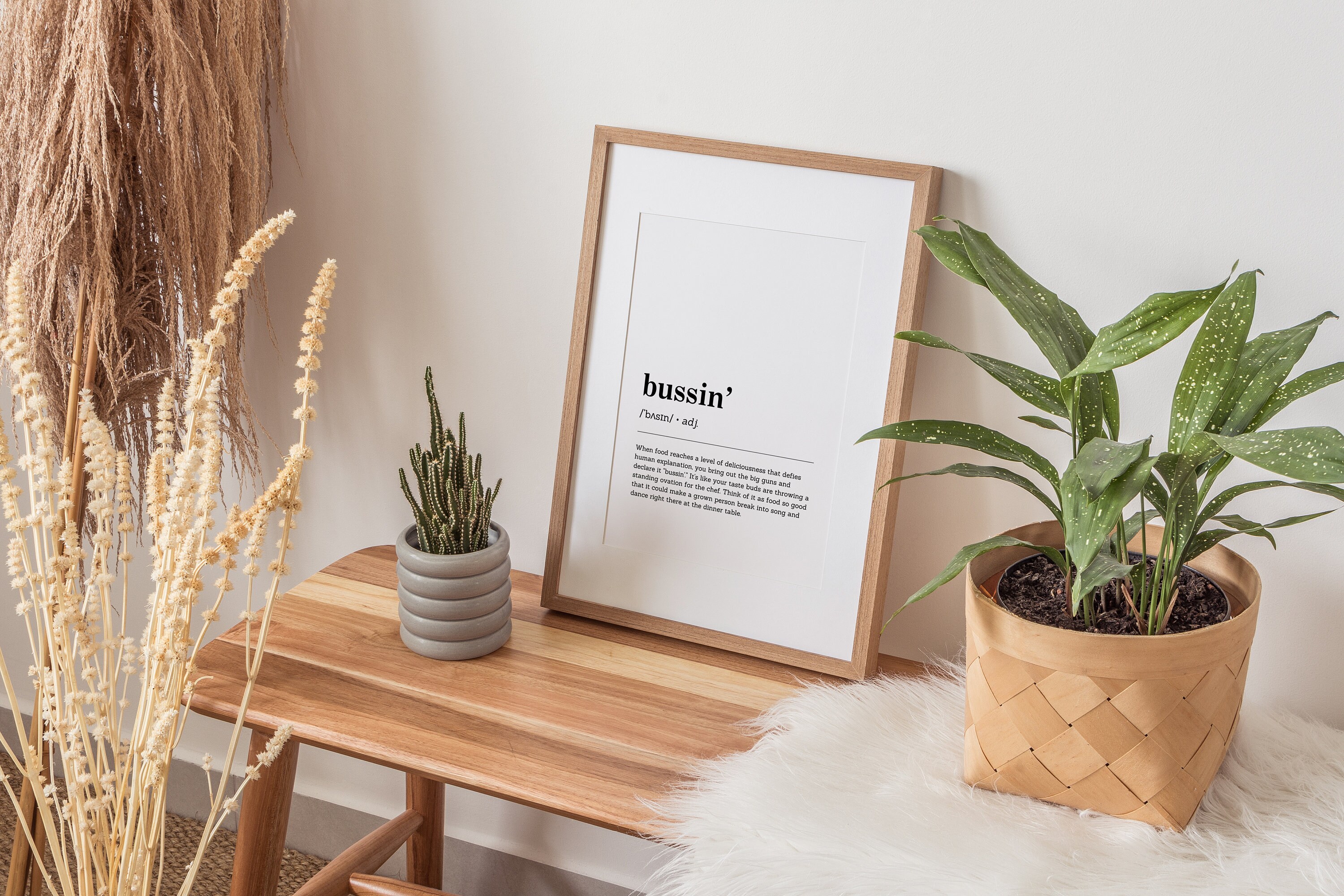Bussin' Definition Print Poster, Dictionary Print, Minimalist Poster ...
