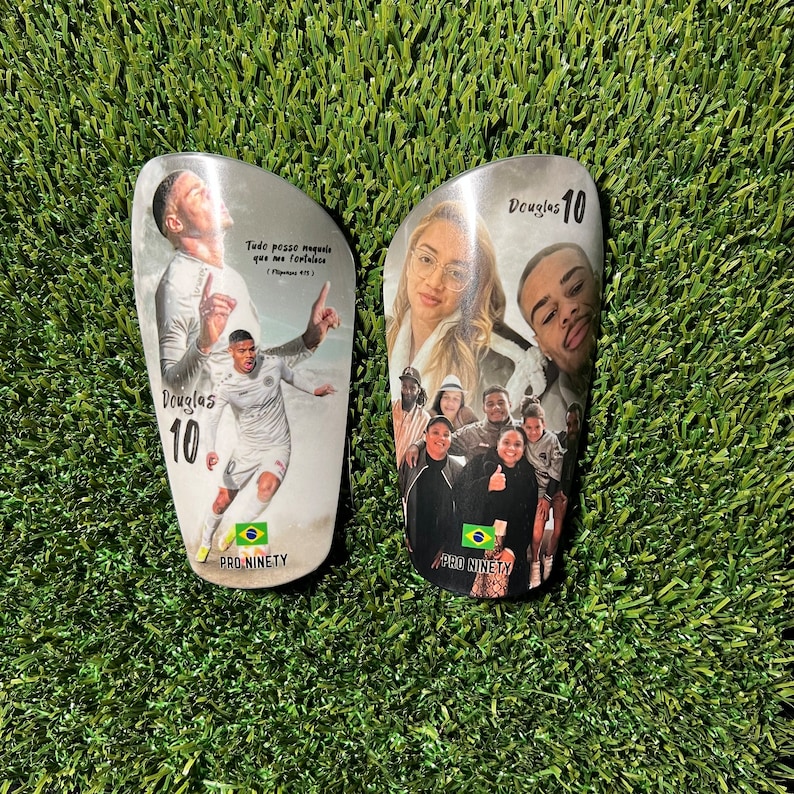 Personalised Shin Pad, Customised Shin Pads, Shin Guard, Football Shin ...