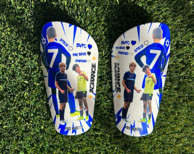 Personalised Shin Pad, Customised Shin Pads, Shin Guard, Football Shin ...