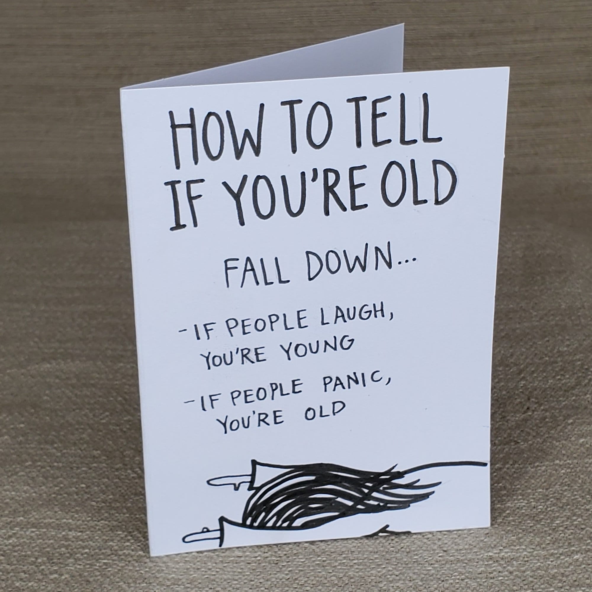 How to Tell You're Old Greeting Card - Etsy
