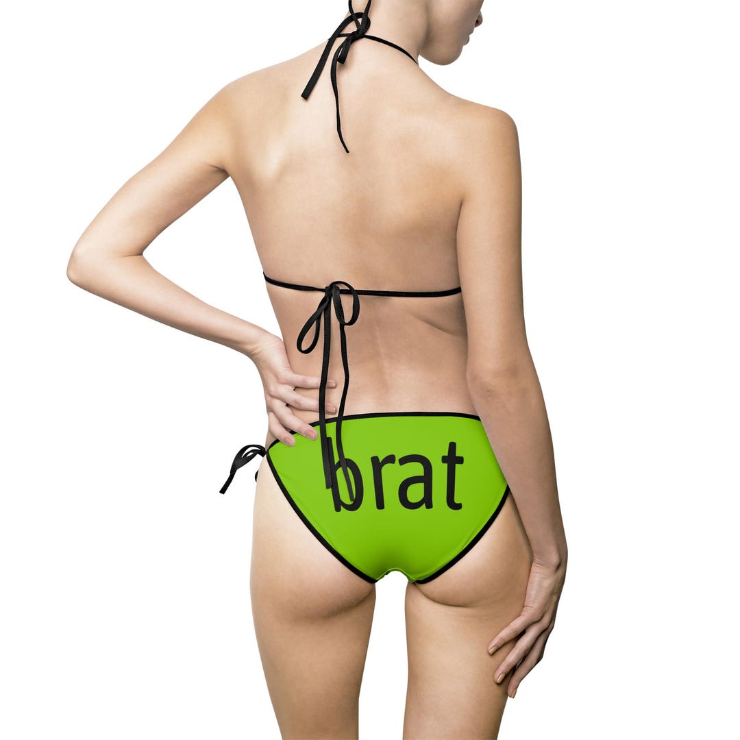 Brat Bikini - Etsy New Zealand