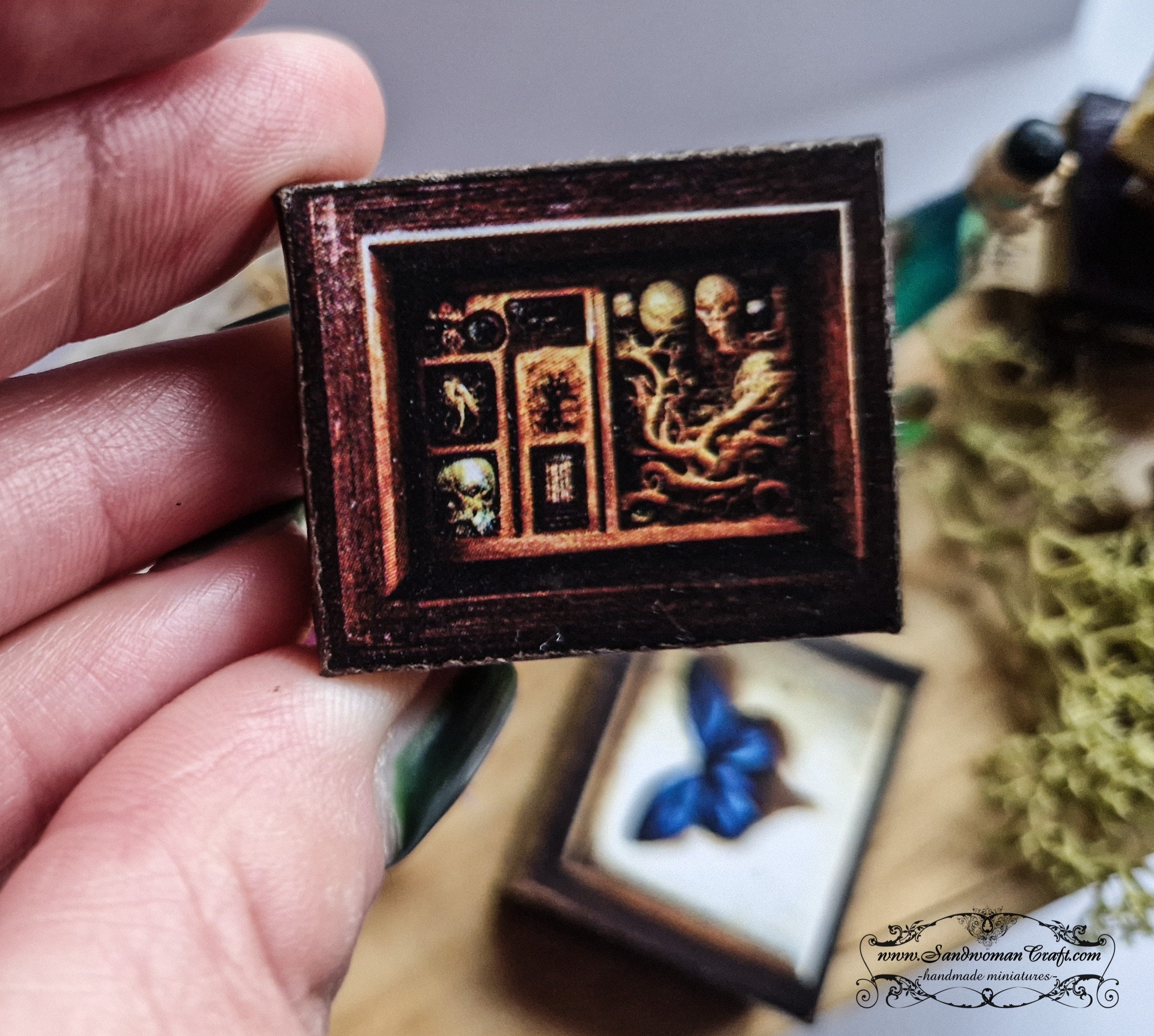 Dollhouse Miniature, Instant Download, Shadow Box, Curiosities ...
