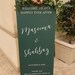 Floor Sign With Custom Color Custom Wedding Sign Floor Wedding Sign ...