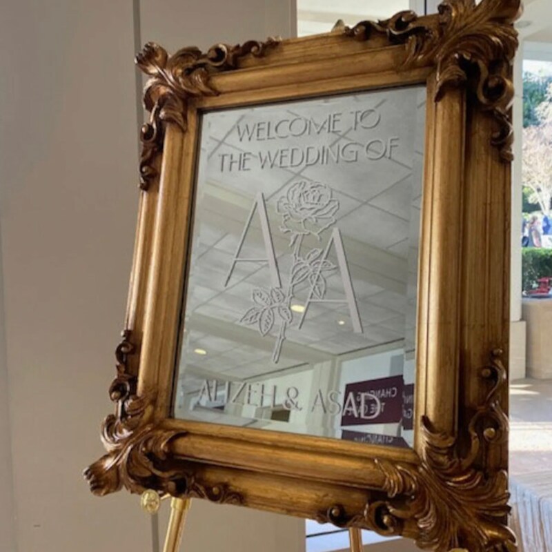 Mirror Welcome Sign - Etsy