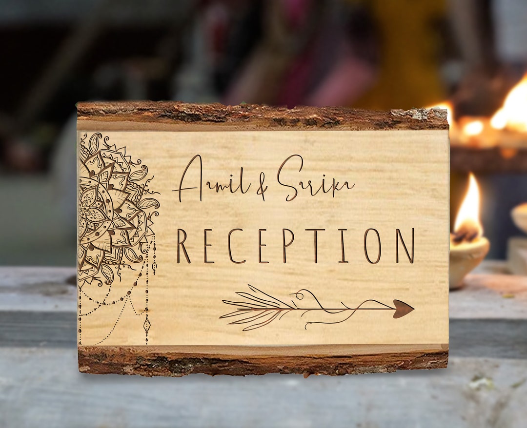 Directional Wedding Sign, Outdoor Wedding Decor, Wedding Decorations ...