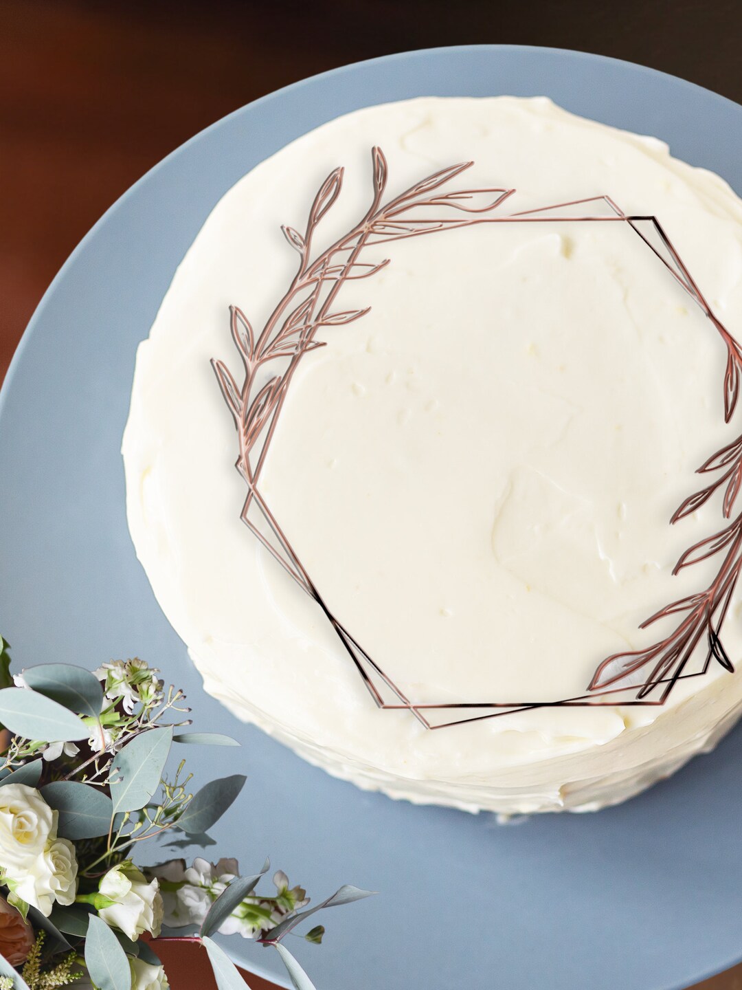 Acrylic Cake Topper Frames, Elegant Acrylic Mirror Cake Topper Frame ...