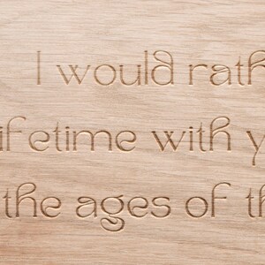 Double Wood Inlay Quote Sign - Beautifully Crafted Perfect Personalized ...