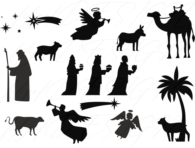 Krippe SVG Krippenpaket Krippe SVG PNG eps dxf jpg - Etsy.de