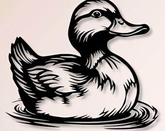 Wild Duck Laser Cut File /svg /dxf /plasma Cut File /clip Art /wall Art ...