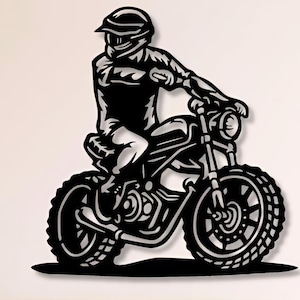 Biker Dxf , Svg , Png , Files , Motorcycle , Motorcross , Rider , Racer ...