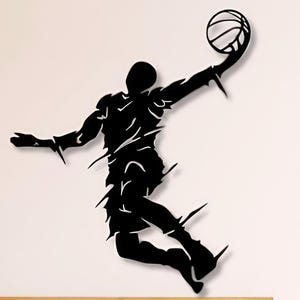 Basketball Player Dxf Svg Png Files Basketball Basket Ball Hoop , Dunk ...