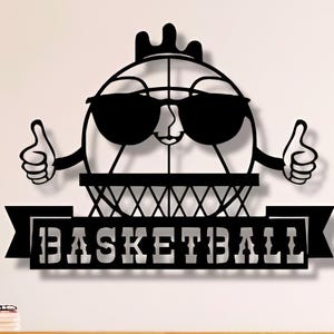 Basketball Dxf Svg Png Files , Basketball , Ball , Wall Art , Cut File ...