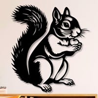 Peeking Grey Squirrel Design Svg Png Dxf Eps Pdf | Vector Graphic ...