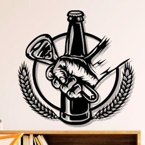 Beer Bottle Dxf Svg Png Files Beer Bottle Opener Plasma Cut Vectorel ...