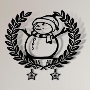 Snowman Dxf , Svg , Png , Files , Laser Cut , Snowman , Ornament ...